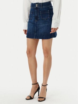 HUGO BOSS Jeansrock 50559404 Blau Regular Fit