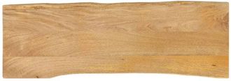 vidaXL Dessus de table 140x40x3,8 cm bord vivant bois massif manguier vidaXL