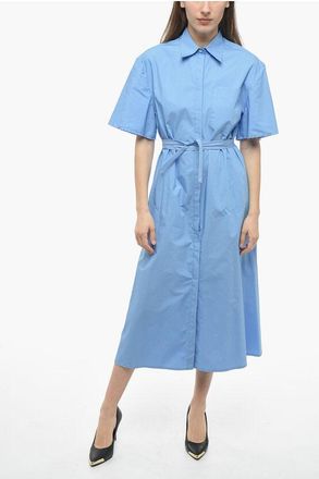 Department Five Belted Flared Shirt Dress size 38