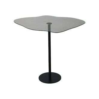 Dmora Couchtisch Astria 60x45x50h cm Schwarz Rauchglas