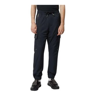 John Richmond Homme, Pantalons, Noir, Taille: M Pantalon Cargo avec Cordon de Serrage et D&eacute;tails Utilitaires