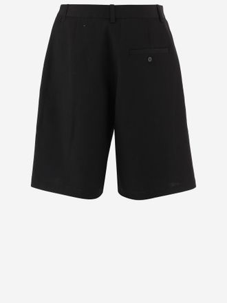 Jacquemus Mens Wool Shorts Black Virgin