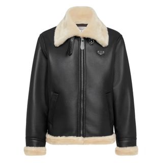 Philipp Plein Eco Shearling Jacke - - Jackets - Herren - Schwarzk - L