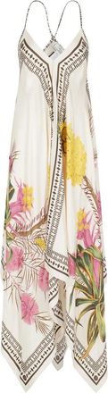 Blumarine Femme, Robes, Multicolore, Taille: 34 FR Long printed twill dress