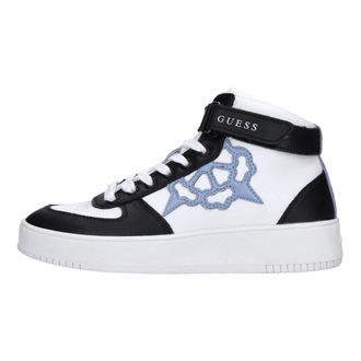Guess Femme, Chaussures, Blanc, Taille: 36 EU Baskets en cuir