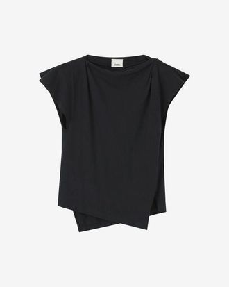 Isabel Marant T-shirt Sebani - Femme - Noir - Taille XL - Isabel Marant