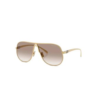 Miu Miu A56S Aviator Sonnenbrille - - Accessories - Damen - Gelb - 66 MM