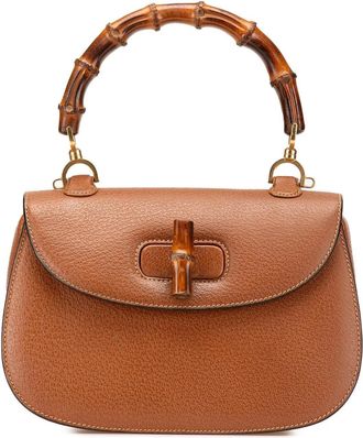 Gucci Hobo Bags - Grained Calfskin Bamboo Night - Gr. unisize - in Braun - f&uuml;r Damen