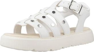 Geox Fille J Sandal Kodette Gir, Blanc, 35 EU