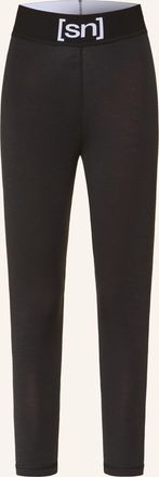 super.natural 3/4-Tight Tundra 175 Mit Merinowolle schwarz