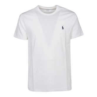 Polo Ralph Lauren Homme, Tops, Blanc, Taille: L T-shirt ras du cou en jersey coupe slim personnalis&eacute;e