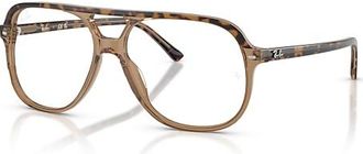 Ray-Ban Bill Optics Havana Auf Braun Transparent Fassung Klar Glas Polarisiert 56-14