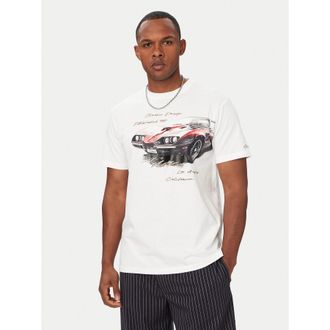 Guess T-Shirt M6YI45 K4231 Wei&szlig; Regular Fit