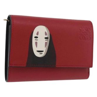 Loewe Portefeuille Pre-owned - Femme - Pre-owned - Rouge - Taille: ONE Size