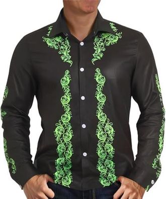 Generic T-shirt pour homme - Motif r&eacute;tro europ&eacute;en occidental - Imprim&eacute; - D&eacute;contract&eacute; - Confortable - Tendance - Commerce ext&eacute;rieur - Entreprise - Revers - Che