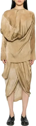 Uma Wang Gink Skirt - Brown
