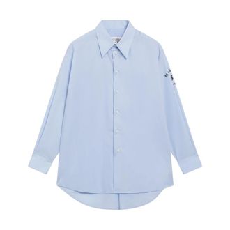 Maison Margiela Langarmshirt - - Blouses & Shirts - Damen - Blau - S