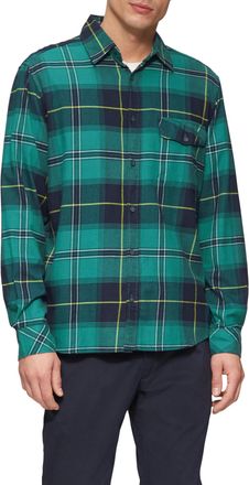 s.Oliver Regular Fit: Kariertes Flanellhemd mit Brusttasche