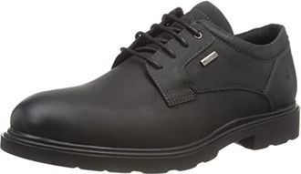 Hush Puppies Homme Pearce Lacets Tissu Oxford, Noir, 42 EU