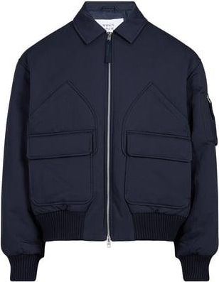 Maison Kitsun&eacute; Blouson ample col classique zipp&eacute;