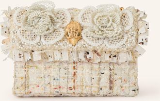 Kurt Geiger Schultertasche Kensington Mit Schmucksteinen weiss