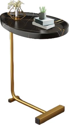 Generic C-förmiger Abschlusstisch - verstellbarer Sofatisch, schmaler Couchtisch | MODERNER STRADA SLID-UND SEPT mit kompaktem Rahmen, kleine Holzfläche für N