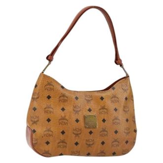 MCM Sac bandouli&egrave;re en plastique Pre-owned - Femme - Pre-owned - Brun - Taille: ONE Size