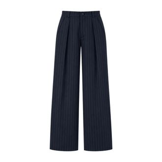 SOLOTRE Weite Hosen - - Trousers - Damen - Blau - 2XL