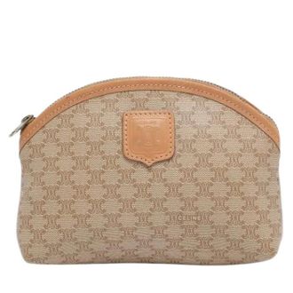 Celine Pochette en toile Pre-owned - Femme - Pre-owned - Beige - Taille: ONE Size