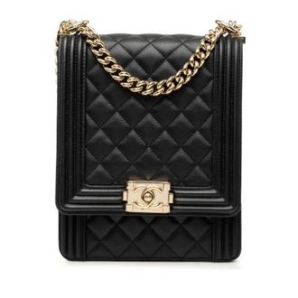 Chanel Pre-owned North South Boy Flap - - Pre-owned - Damen - Schwarzk - ONE SIZE