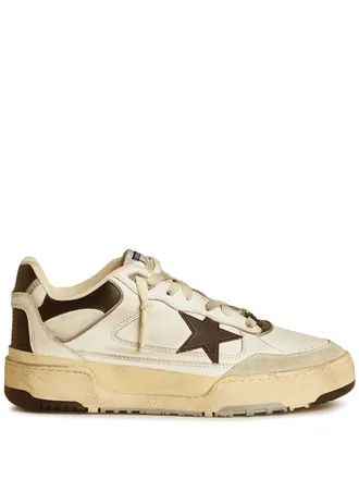 Golden Goose Forty2 Leather Upper Heel And Spur Suede Toe Rubber Star