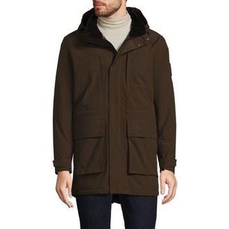 Lands End Wasserdichter, isolierter Squall-Parka, Herren, Gr&ouml;&szlig;e:52-54 regular, Braun, Nylon, by Lands End