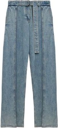 Loewe Jean ceintur&eacute; en denim de coton