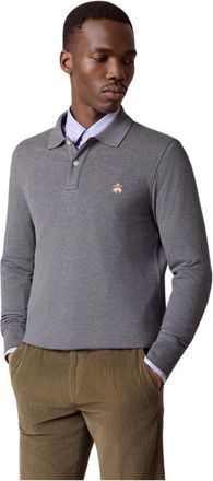 Brooks Brothers Supima Cotton Piqu&eacute; Polo - - Tops - Herren - Grau - L