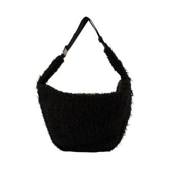 Rains Gro&szlig;e Crossbody-Schultertasche in Schwarz - - Bags - unisex - Schwarzk - ONE SIZE