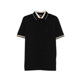 Emporio Armani Logo-embroidered Polo Shirt