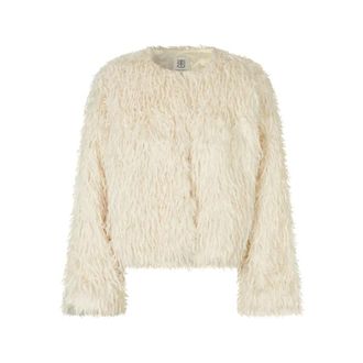 Second Female Feathered Amani Jacke - - Jackets - Damen - Beige - L