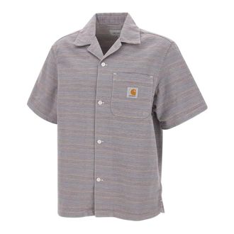Carhartt Work in Progress S/S Gellar Shirt - - Shirts - Herren - Mehrfarbig - L