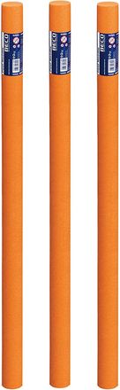 Beco PoolNoodle Compact - PoolNudel Pool Nudel Noodle - Aqua Fitness 160cm x 7,5cm (orange, 3 Poolnudeln)