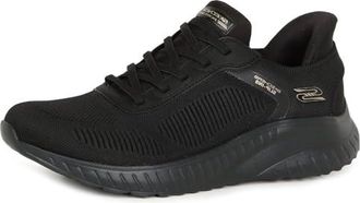Skechers Femme Bobs Squad Chaos Current Muse Shopping-Feed;Mujer;Zapatillas-Bajas-Mujer, Black Textile, 37 EU