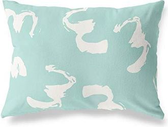 Bonamaison Le Jardin du Lin Kissen Zierkissenbezug Zufälliges Muster Kissenbezug, Weich Bequem, Für Zuhause Autos Büro Sofa Wohnzimmer Couch Schlafzimmer Dekor, 