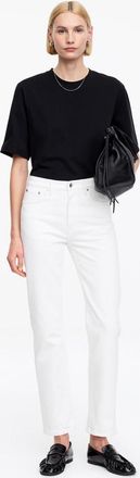 Arket JADE Cropped Slim Jeans -Wei&szlig;