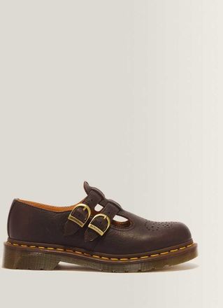 Dr. Martens 8065 Ambassador Leder Mary Jane Schuhe in Braun, Gr&ouml;&szlig;e: 36