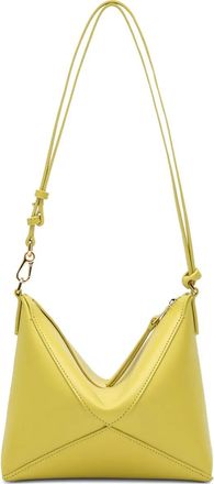 Loewe sac porté épaule Puzzle Fold à zip géométrique - Jaune