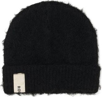 Rough. bonnet à bords francs - Noir