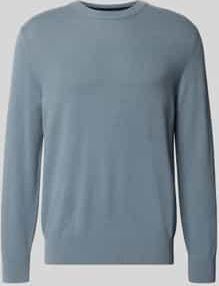 Marc O'Polo Regular Fit Pullover aus Baumwoll-Mix mir Schurwoll-Anteil