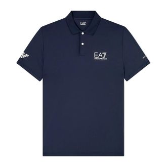 Emporio Armani Emporio Armani Ea7, Homme, Tops, Bleu, Taille: XL Tennis Pro Polo