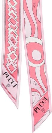 Pucci Printed Silk Scarf - Pink