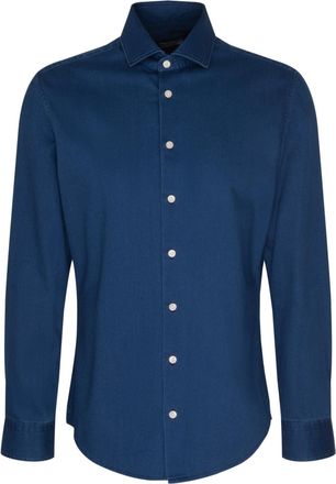 Seidensticker Herren Casual Hemd - Slim Fit - Bügelleicht - Kent-Kragen - Langarm - 100% Baumwolle