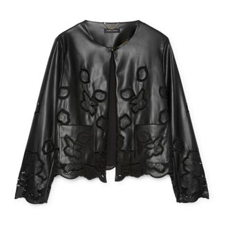 Fiorella Rubino Damen, Jacken, Schwarzk, 3XLGr&ouml;&szlig;e